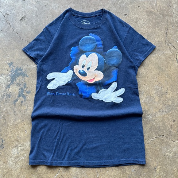 Disney | Shirts | Mens Small Mickey Mouse Ripping Through Tee Double ...